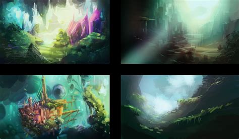 Artstation Green Scenes