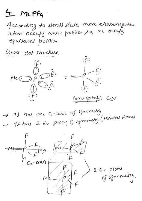 Solved Using VSEPR Theory Draw Lewis Structure Assign Point Groups Course Hero