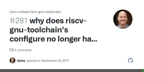 Why Does Riscv Gnu Toolchains Configure No Longer Have A With Abi