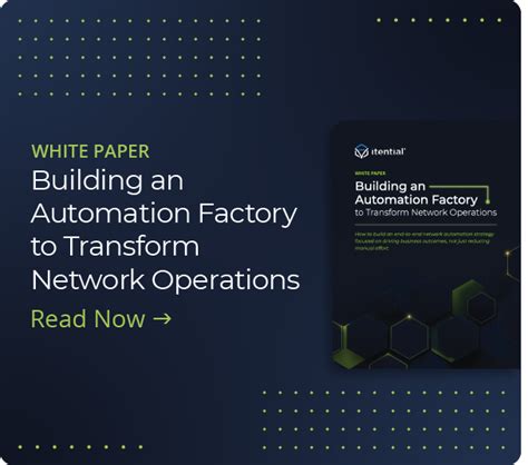 transform network operations with itential s automation factory