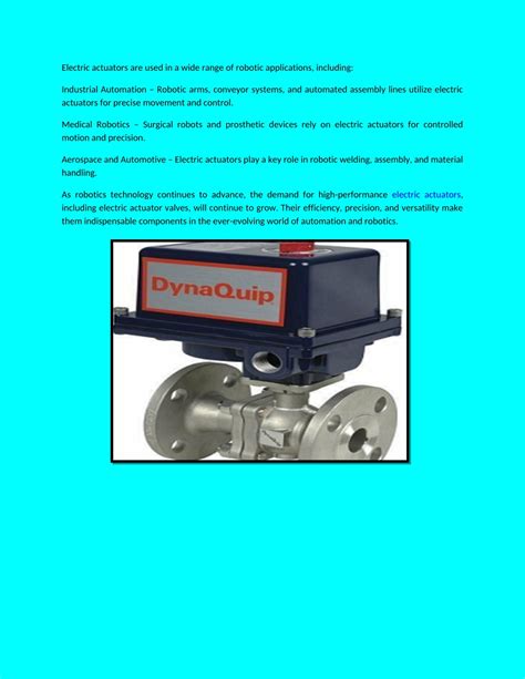 Ppt Understanding The Role Of Electric Actuators In Robotics Powerpoint Presentation Id 14084853