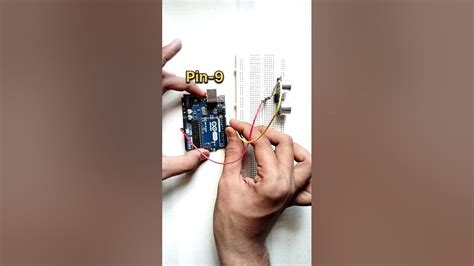 Led Control With Ultrasonic Sensor And Arduinouno Arduinoultrasonicsensorhc Sr04diy