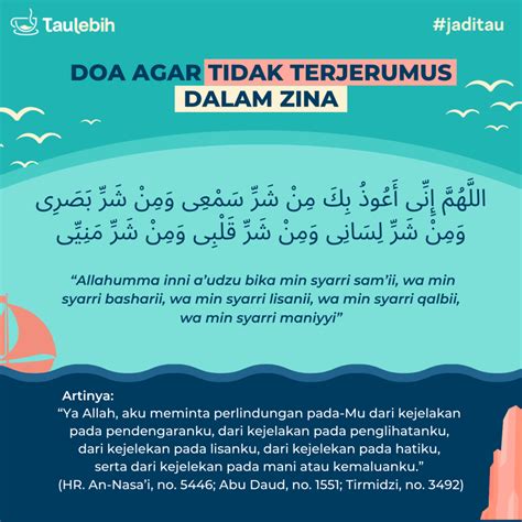 Doa Terhindar Dari Zina Taulebih