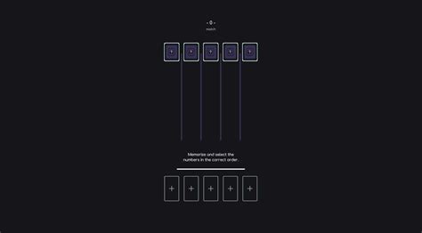 Play Memorize Numbers Game Free Online Number Memorization Video
