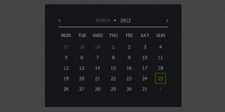 How To Create Calendar Using JQuery And CSS
