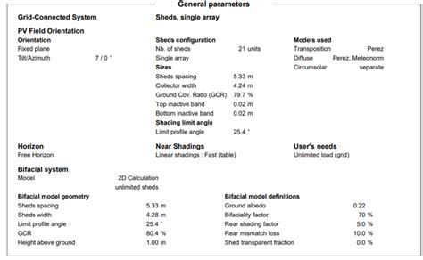 Simulation Of Bifacial Solar Generation With Ground Placed Shading Structures Simulations