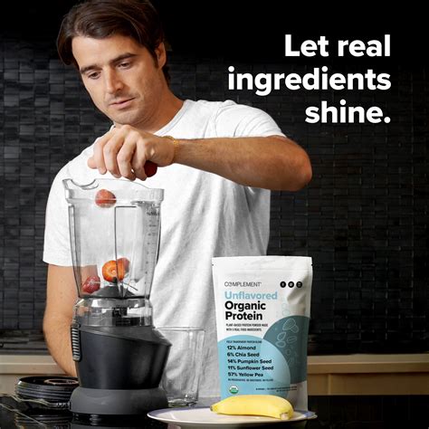 Complement® Organic Unflavored Protein The Worlds Cleanest Plant
