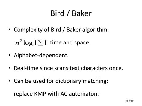 Ppt Pattern Matching Algorithms An Overview Powerpoint Presentation Id598621