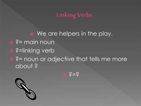 PPT Linking Verbs PowerPoint Presentation Free Download ID