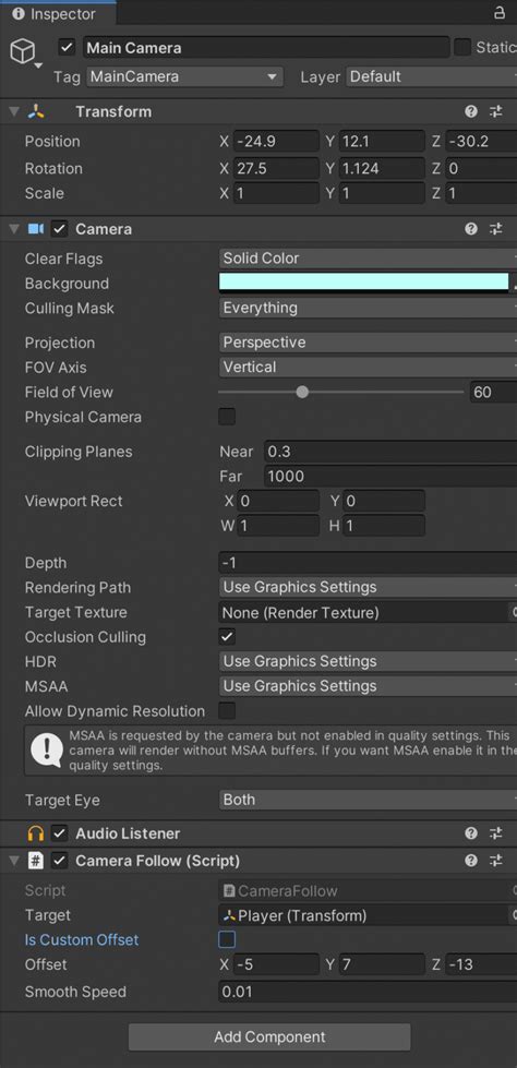 How To Make A Smooth Camera Follow In Unity C Game Development Solutions