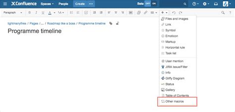 Confluence Roadmap Planner Macro Server Xolerstat