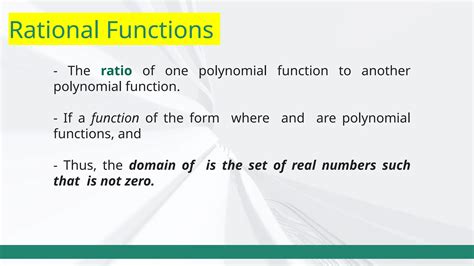 Lessons About Rational Functionsgenmath11 Pptx