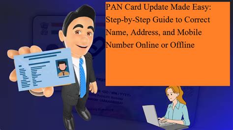 Pan Card Update Made Easy Step By Step Guide To Correct Name Address