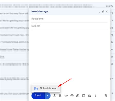 How To Schedule An Email In Gmail