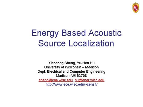 energy based acoustic source localization xiaohong sheng yuhen