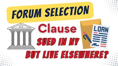Selection Clauses In Ny Legal Analysis And Case Law