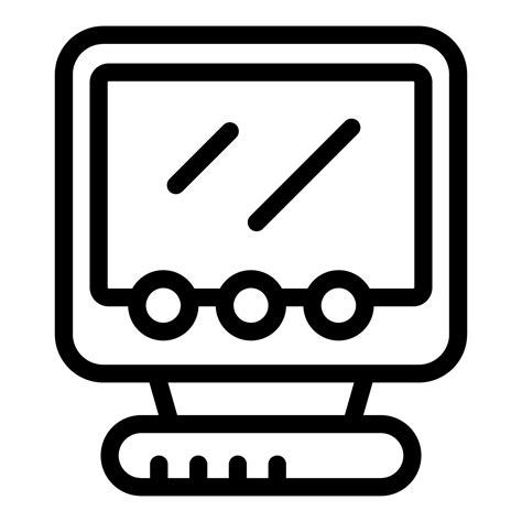 Old Personal Computer With Buttons Showing Retro Technology 47787577 Vector Art At Vecteezy