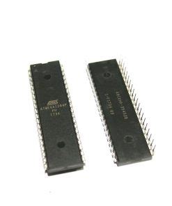 ATMEGA1284P PU Microcontroller IC ATMEGA1284P IC DIP 40 Pin Leads