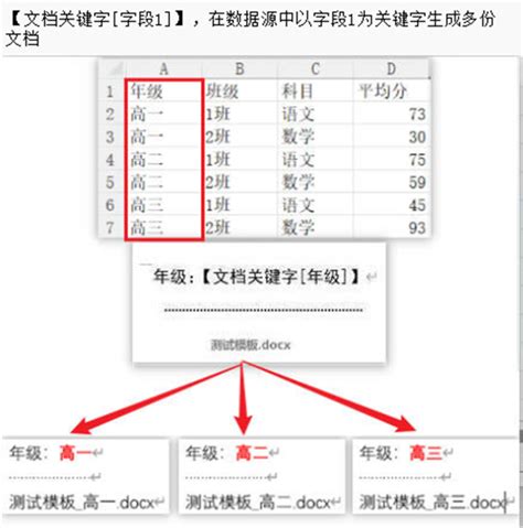 Excel数据源到word模板