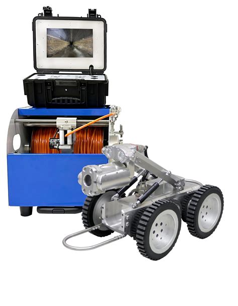 1080p 360degree Rotate Pipeline System Inspection Crawler Robot