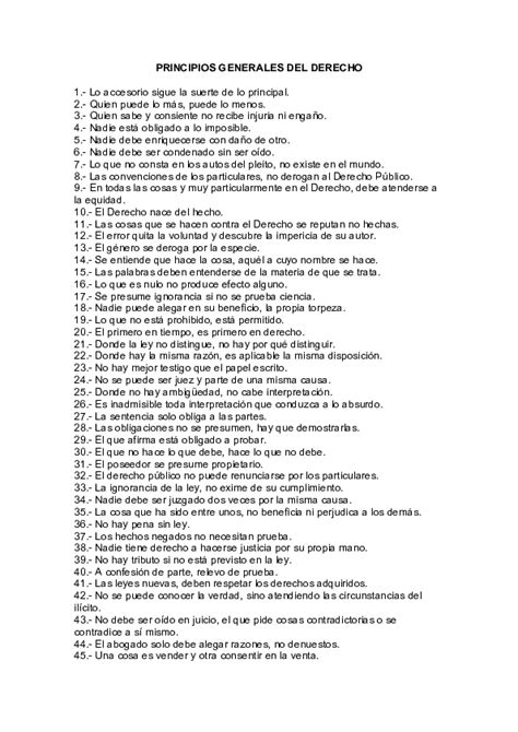 Pdf Algunos Principios Generales Del Derecho