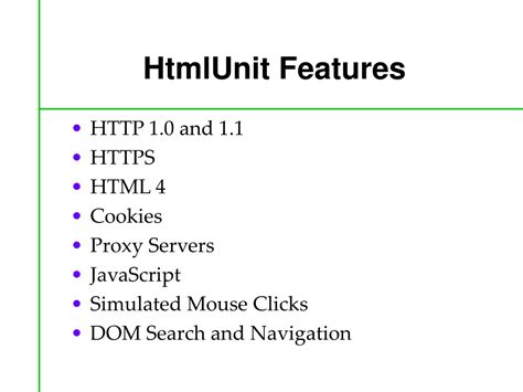 Ppt Testing Web Applications With Htmlunit And Dbunit Powerpoint
