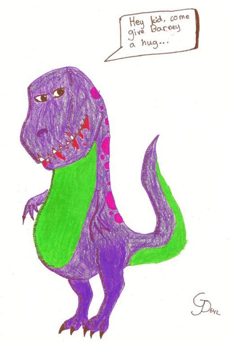 Evil Barney By Georgejd642 On Deviantart