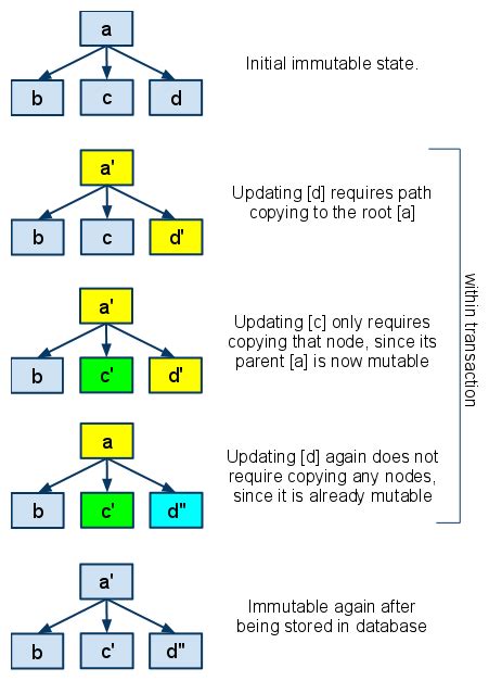 The Software Life Semi Immutable Data Structures