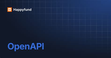Openapi Happyfund