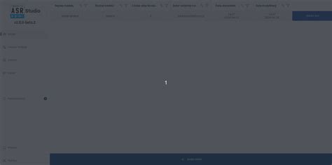 ASR Studio ASR Service 3 2 1 Documentation