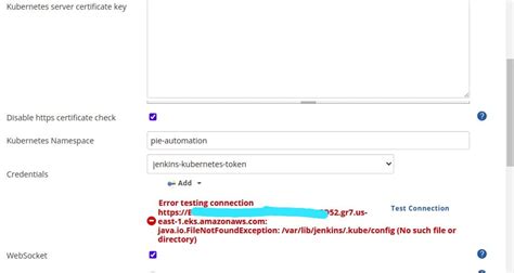 Kubernetes Plugin In Jenkins Is Not Working Test Connection Is Failing