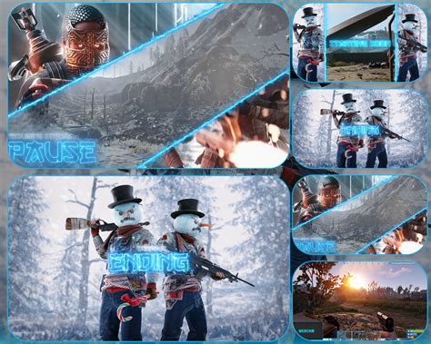Rust Game Winter Twitch Overlay Rust Halloween Package Etsy