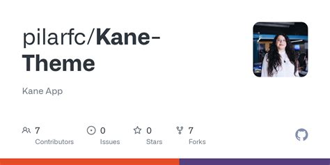 Github Pilarfckane Theme Kane App