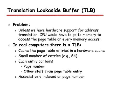 Ppt Cs 333 Introduction To Operating Systems Class 12 Virtual