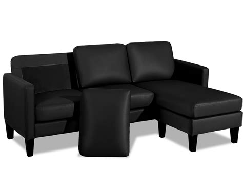 Ebern Designs Dobro L Shaped Sectional Sofa Leather Convertible