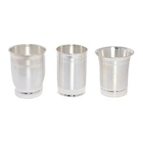 Silver Glass At Rs 500piece Silver Articles In Jaipur Id