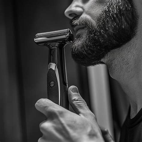 Free Man Shaving Beard Image Man Shaving Beard Download At Stockcake