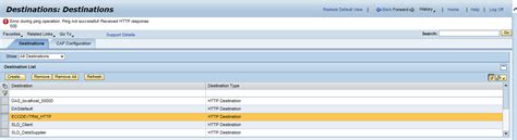 Solved Destination At NWA Configuration Infrastructu SAP Community