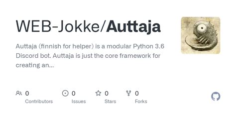 GitHub WEB Jokke Auttaja Auttaja Finnish For Helper Is A Modular Python Discord Bot