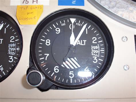 Aircraft Altimeter An Aircraft Altimeter Used To Give The Flickr