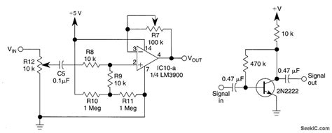 VARIABLE GAIN AMPLIFIER Amplifier Circuit Circuit Diagram SeekIC Com