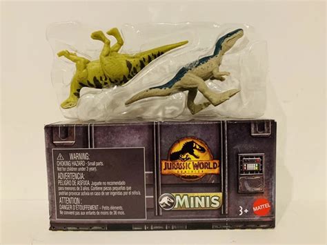 Jurassic World Dominion Minis Baryonyx Iguanodon Dinosaur Figure Mattel