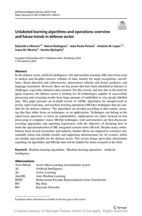 Pdf Unlabeled Learning Algorithms And Operations Overview And Future