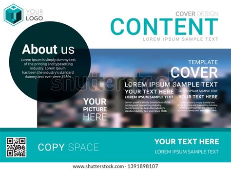 Presentation Layout Design Template Business Financial Stock Vector Royalty Free 1391898107
