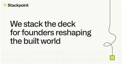 Stackpoint We Stack The Deck For Founders Creating Vertical Ai