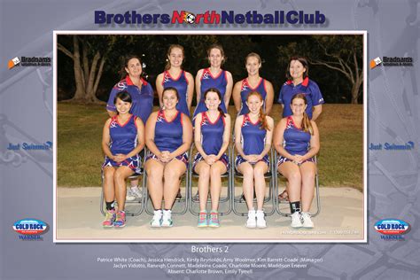 2016 Team Photos Brothers North Netball