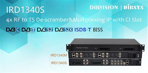 IRD1340M 4 CH CI IRD Global Customer Service Center