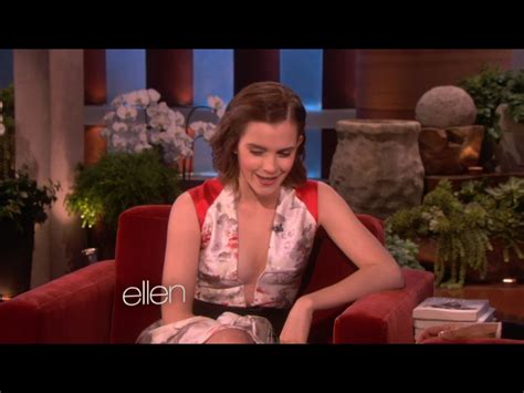 Naked Emma Watson In Ellen The Ellen Degeneres Show