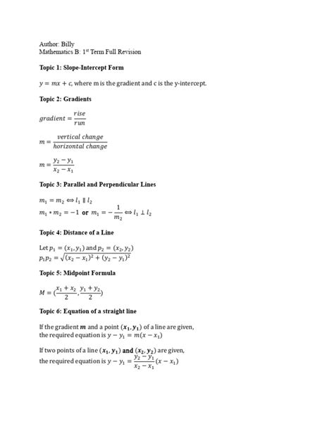 Mathematics B Full Topics Pdf Matrix Mathematics Linear Algebra