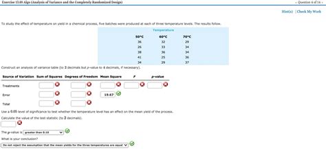 Solved Exercise 1309 Algo Analysis Of Variance And The